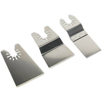3 Piece Multi-Tool Blade Set - Offset Cutting Blade & Scraper ...