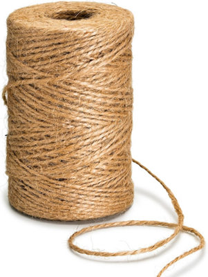 3 Ply Garden Twine 500ft Roll Brown Jute String for Gardening, Crafting ...