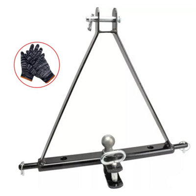 3 POINT LINKAGE TOW HITCH - Compact Tractor Mounted Towing Cat 1 ...