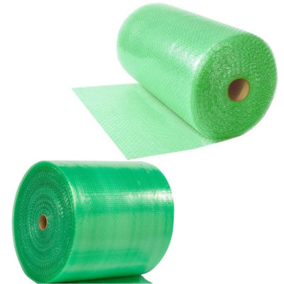 3 Rolls x 500mm Green Biodegradable Recyclable Polythene 100 Meter ...