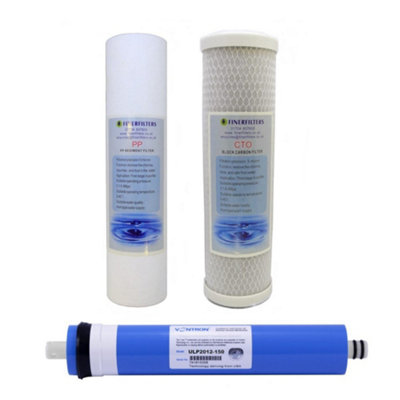 3 Stage 10" Drop In RO Replacement Water Filters for Aquarium Reverse ...
