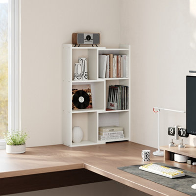 3-Tier Expandable MDF Desktop Bookcase