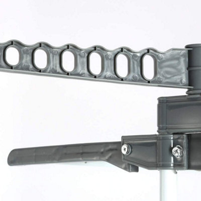 3 Tier Foldable Clothes Airer, Indoor Outdoor Clothes Rack on Wheels