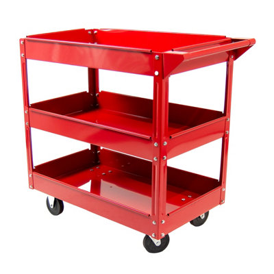3 Tier Heavy Duty Service Cart Workshop Garage Tool Wolf