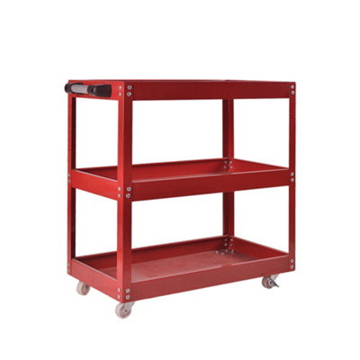 3 Tier Heavy Duty Workshop Garage Mechanic Utility Trolley Service Tool ...