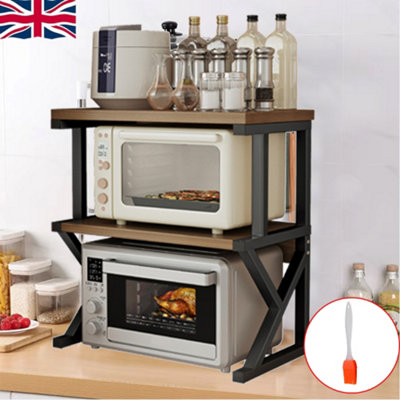 3 Tier Kitchen Countertop Storage Shelf Rack - Microwave Oven Stand