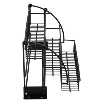 3 Tier Kitchen Pull Down Integrated Spice Rack Organizer for Cabinet