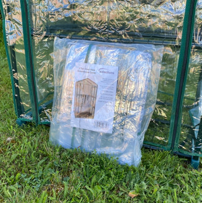 3 Tier Mini Greenhouse Clear View Replacement Cover