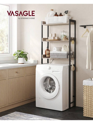 3-Tier Over-The-Toilet Rack, Space-Saving Bathroom Storage Shelf ...