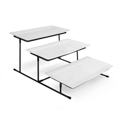3 Tier Serving Set Platters Maison and White