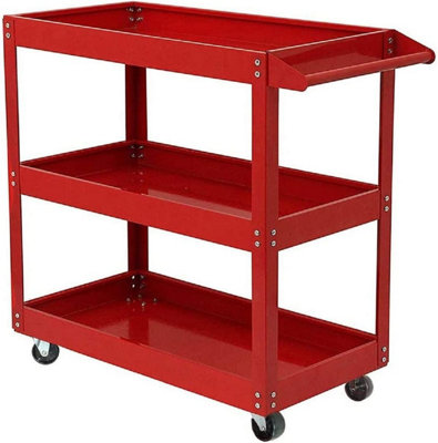 3 Tier Shelf Tool Trolley with Wheel for Transport Tools Workshop | DIY ...