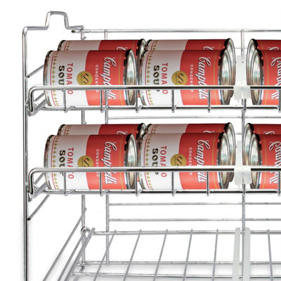 3 Tier Tin Can Rack - Cupboard Shelf Organiser