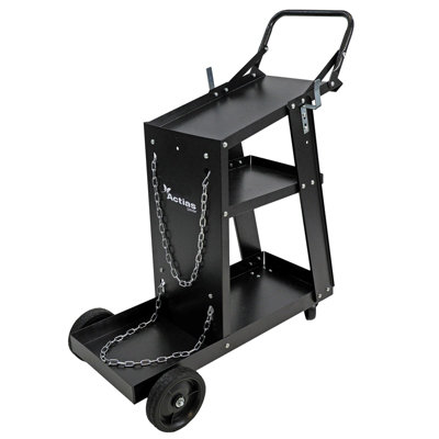 3 Tier Welding Cart Trolley Chains Plasma Cutter Mig Arc Tig Welder ...