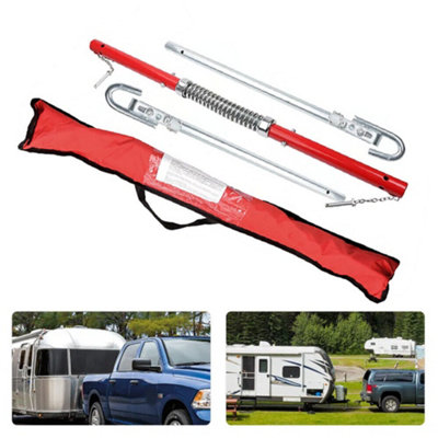 3 TON 3000KG TOWPOLE CAR VAN RECOVERY TOWING BAR TOW POLE WITH DAMPER ...