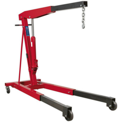 3 Tonne Heavy Duty Engine Crane with Extendable Legs and Castors for ...