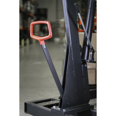3 Tonne Heavy Duty Fixed Frame Crane with Dual Pumps and 4 Position Beam