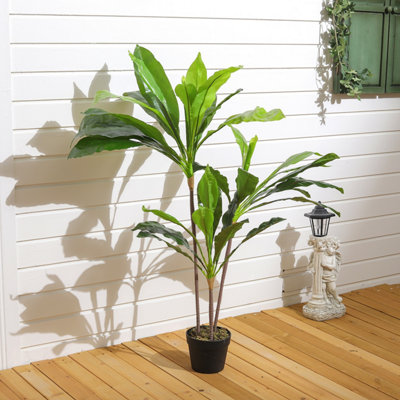 3 Trunk Artificial Asplenium nidus Tree Fake Plant Indoor Plant in ...