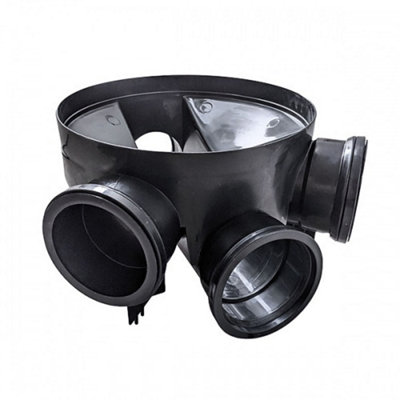 3 way 320mm Underground Drainage Base for Inspection Chamber Set ...