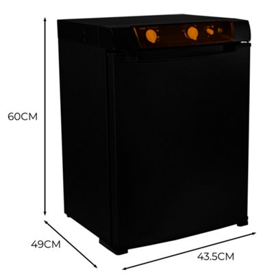 3 Way Absorption Fridge 43L Cooler LPG Gas AC DC 12V 240V