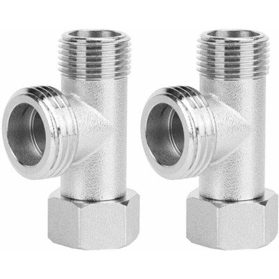 3 Way Connecting Valve 2pcs Toilet Diverter Replacement Part Flush ...