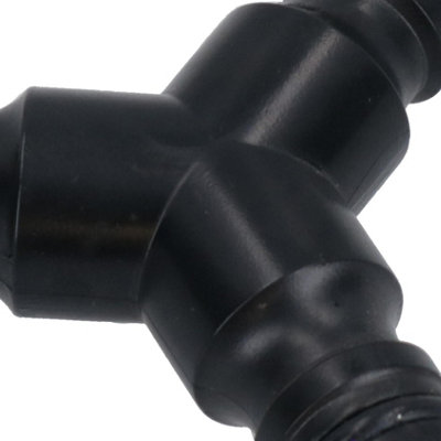 3 Way Garden Hose Pipe Coupler Connector Joiner Watering Water Pipes 5pc