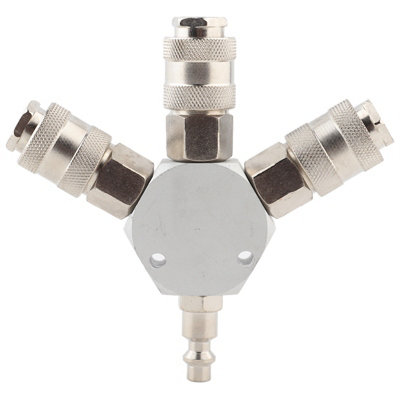 3 Ways to Use a 1/4" F NPT Air Hose Manifold Quick Coupler Connector ...
