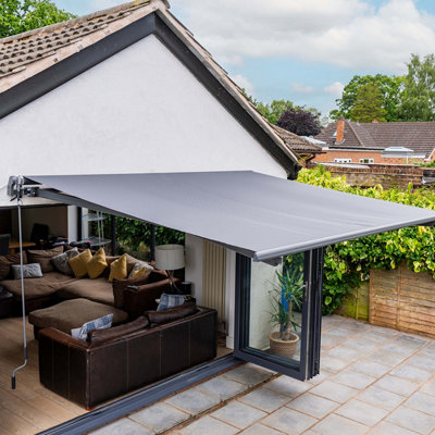 Electric retractable awning store