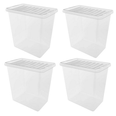 3 x 20 Litre Multipurpose Plastic Storage Containers Useful Boxes ...