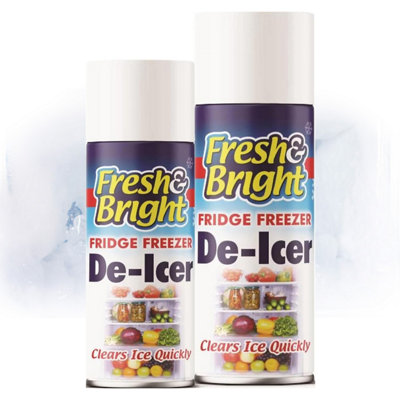3 x 200ml Fridge Freezer De-Icer Spray Quick Ice Remover