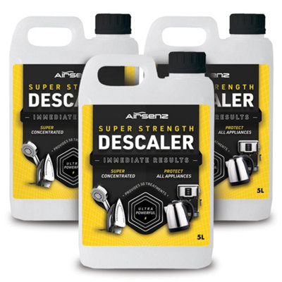 3 x 5L Airsenz Super Strength Descaler - Use on Kettles, Irons, Coffee ...