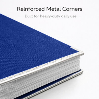3 x Blue Lever Arch File A4 Ring Binder Folder Files Office Document ...