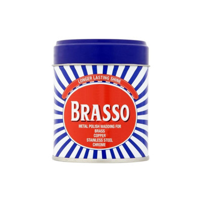 3 x Brasso Metal Polish Wadding 75g For Brass Copper Stainless Steel ...