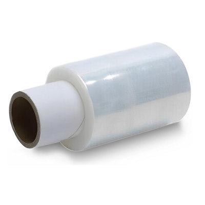 3 x Clear Handy Size Mini Shrink Wrap Rolls With Plastic Dispenser