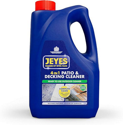 3 x Jeyes 4-in-1 Patio and Decking Power, Outdoor Cleaner for Patio ...