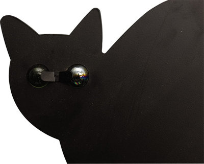 3 x Life-Sized Decoy Cats - Weatherproof Metal Cat Silhouette Garden ...