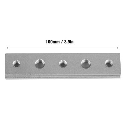 30/45 Aluminum Alloy T-Slot Miter Track Jig Fixture(100mm)