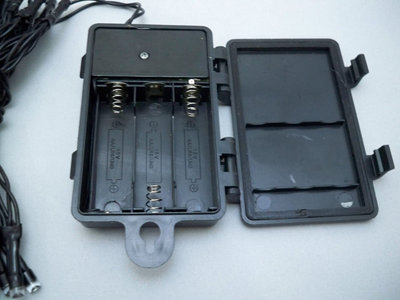 30 Bright White LED Outdoor Waterproof Battery 8 Multi-Function String Lights with Timer