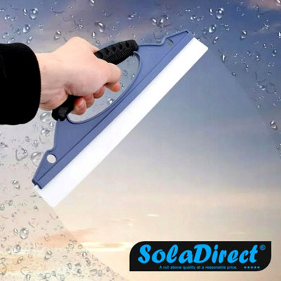30 cm / 12" Silicone Water Squeegee, Multi-Purpose Soft Blade for Cars ...