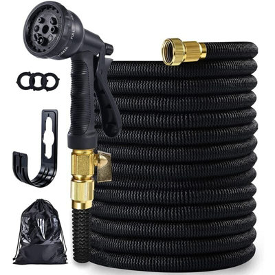 30 meter expandable reinforced garden hose adaptable to standard sizes ...