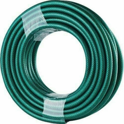 30 metre Garden Hose Pipe Reel Reinforced Tough Outdoor Water Hosepipe ...