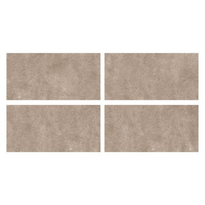 30 x Angel Dark Stone Effect Matt Porcelain Indoor Wall & Floor Tiles ...
