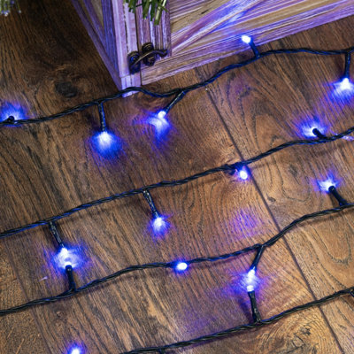300 LED Solar Powered String Lights - Blue