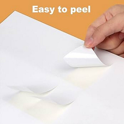 300 Sheets 8 Per Sheet A4 Address Labels Easy Peel For Printers ...