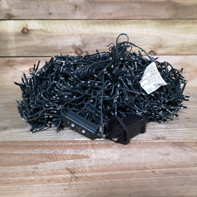3000 LED 37.2m Premier Christmas Outdoor Cluster Timer Lights in ...
