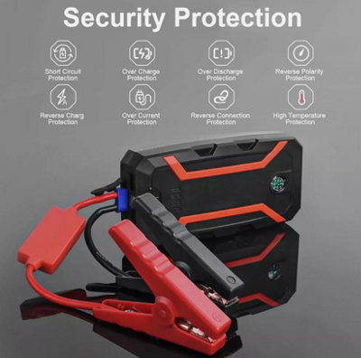 30000MAH CAR JUMP STARTER PACK 12V BOOSTER POWER BANK USB BATTERY ...
