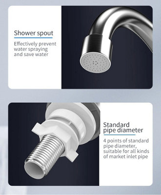 3000W 220V Electric Kitchen Water Heater Tap Instant Hot stainless ...