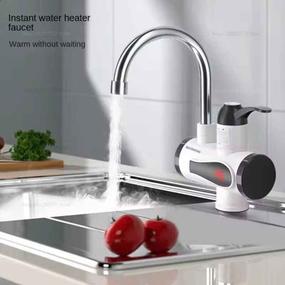 3000W Instant Electric Water Heater Faucet 220V LED Display 360degree Spout