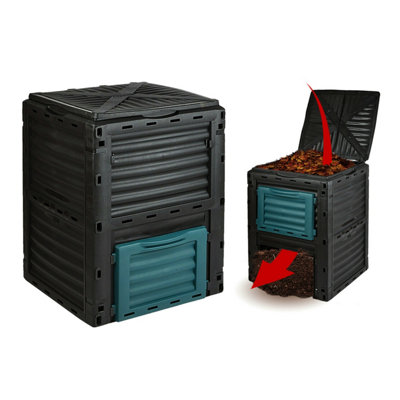 300L Garden Composter Bin Organic Waste Compost Converter Eco Friendly