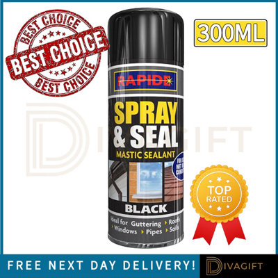 300ml Spray & Seal Mastic Sealant Instant Leak Fix Stop for Roof Window ...