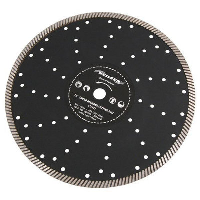 300mm 12" Diamond Cutting Disc Blade Turbo Trade Master Dry Cutting ...